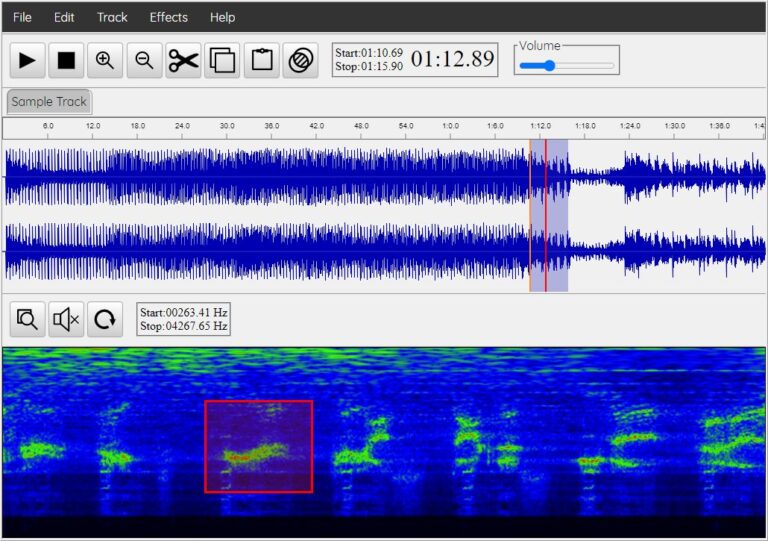 Free Online Sound Editor and Spectrum Player - Sound CMD